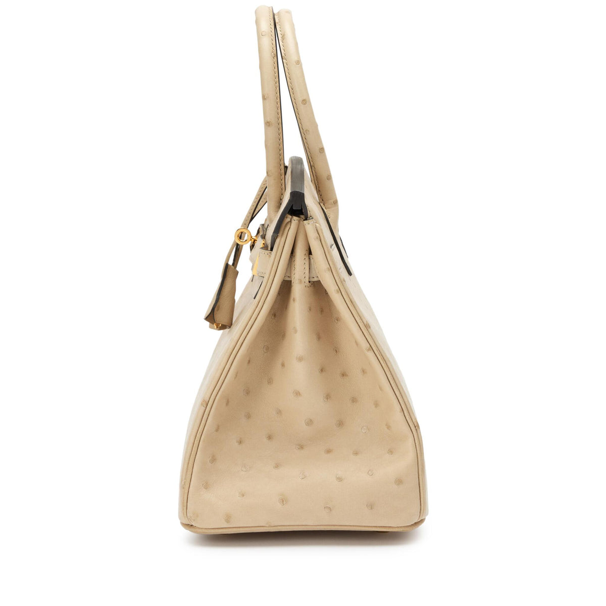 Hermès Parchemin Ostrich Birkin 30 | Exotic Elegance with Gold Hardwar ...